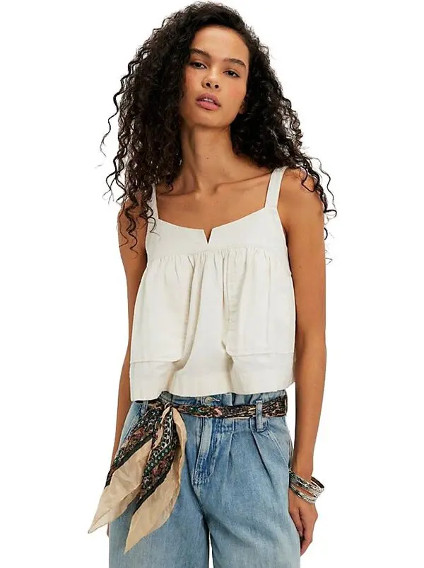 Free People We The Free Sunbleached Tank - Tofu