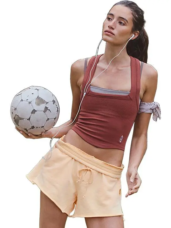 Free People Free Throw New Heights Cami - Fired Clay