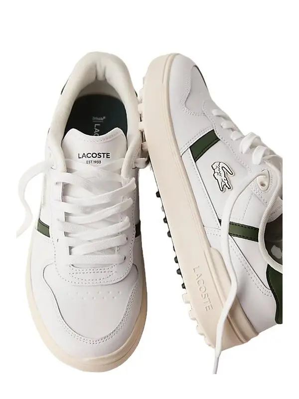 Lacoste T-clip Golf Shoes - White/green