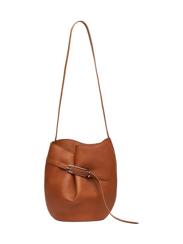 LIFFNER Belted Bucket Bag - Brown