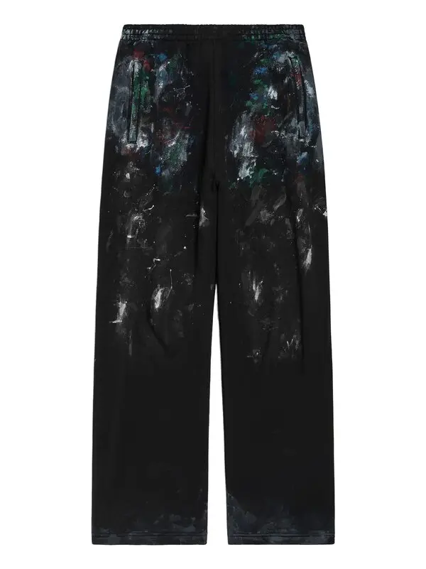 Balenciaga Painter's Shirt Baggy Sweatpants - Black