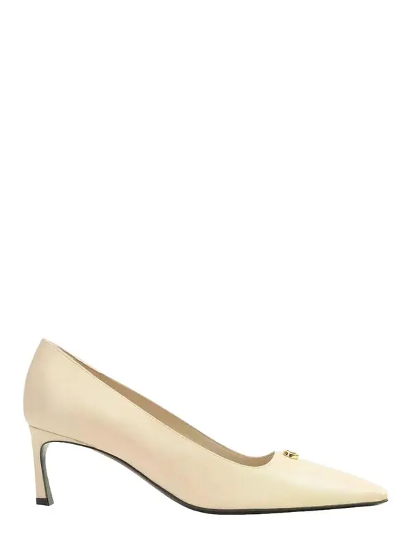 SERGIO ROSSI Logo-plaque Pumps - Neutrals