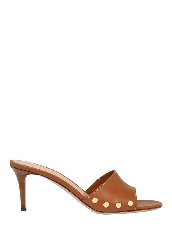 GIANVITO ROSSI Avelin Mule - Brown - Calf