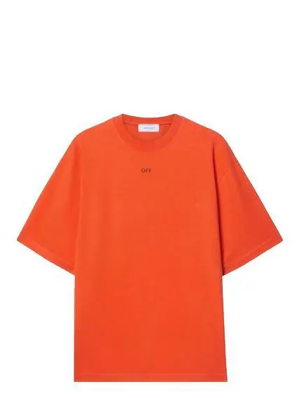 Off-White Vibe Arrow Skate Short Sleeve Tee Shirt - Orange
