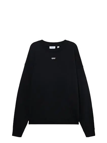 Off-White Dotted Arrow Diagonal Skate Sweatshirt - Black/white