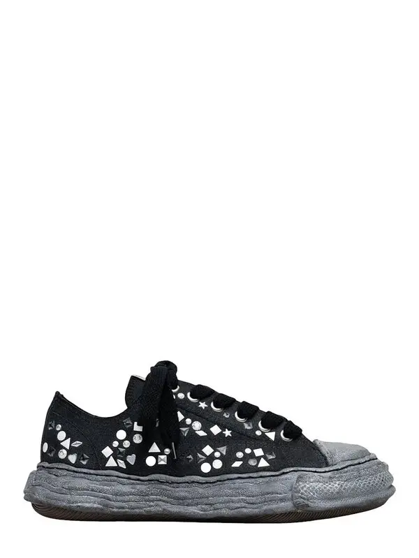 Mihara Yasuhiro Peterson Og Sole Embellished Low-top Sneakers - Black