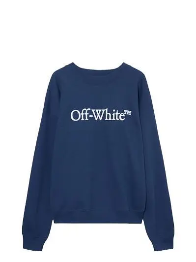 Off-White Bookish Skate Sweatshirt - Dark Blue/white