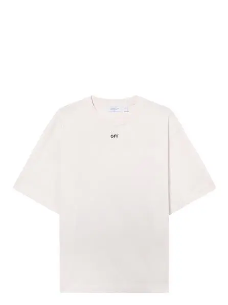 Off-White Paint Arrow Skate T-shirt - Fade Out Mauve Mor