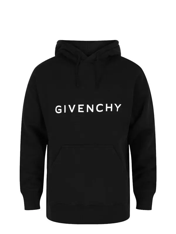 Givenchy Logo Hoodie - Black
