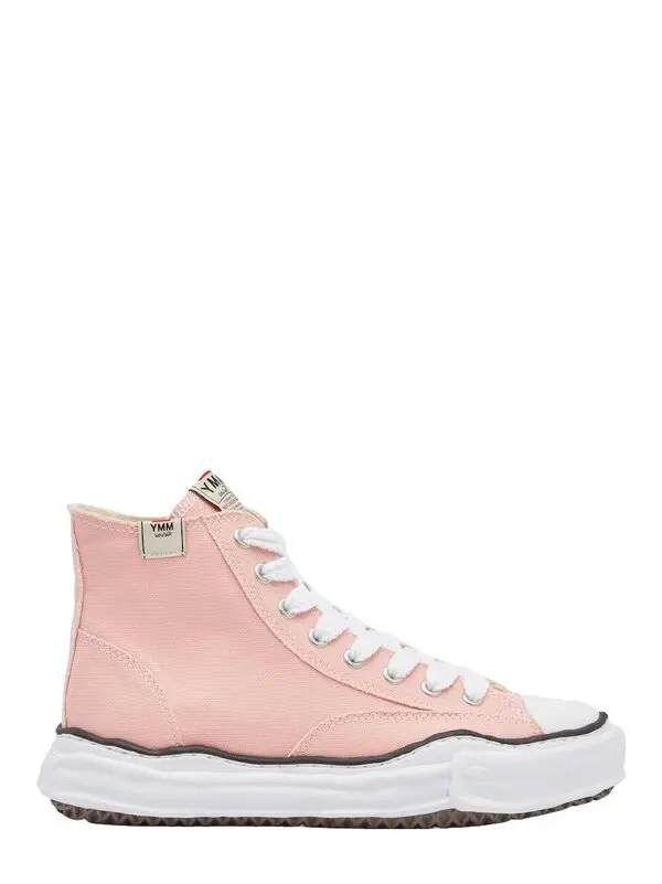 Mihara Yasuhiro Peterson Og Sole Canvas High-top Sneakers - Pink