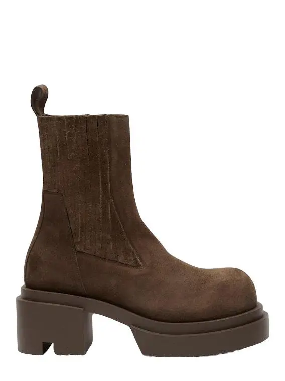 Rick Owens Beatle Bogun Boot - Dark Dust