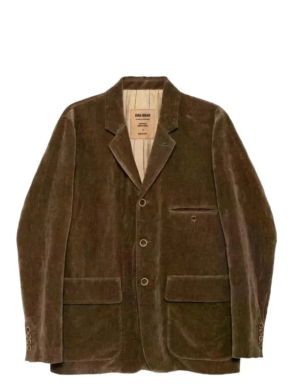 UMA WANG Buttoned Jacket - Brown