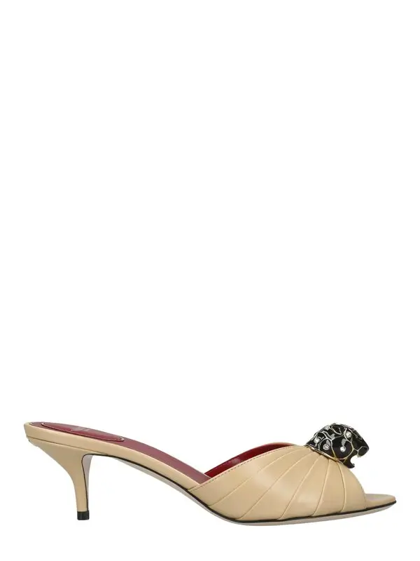 Valentino Garavani Panthea Heeled Mules - Ivory