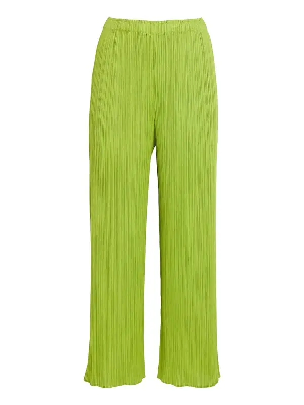 Issey Miyake Monthly Colors August Wide-leg Trousers - Yellow