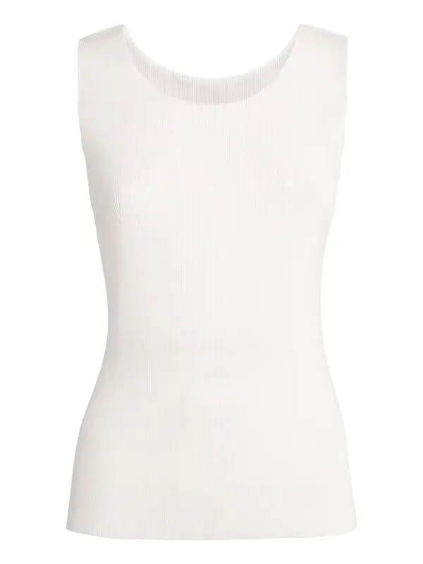 Issey Miyake Mist Basics Tank Top - White