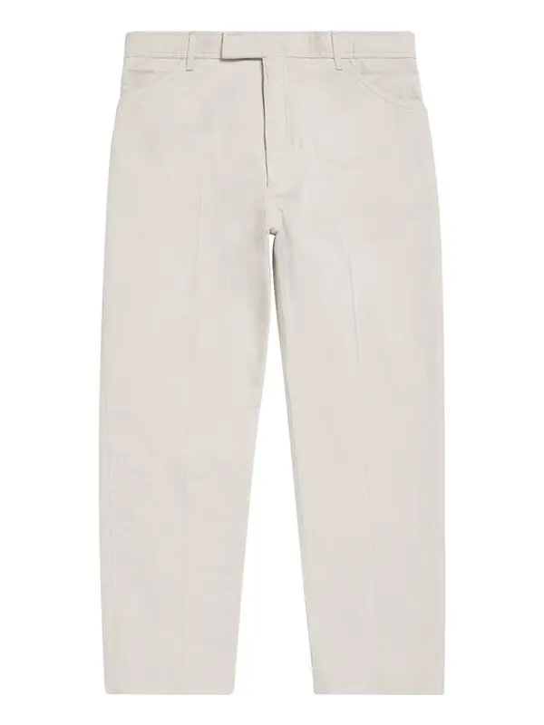 Thom Browne Corduroy Tapered Chinos - White