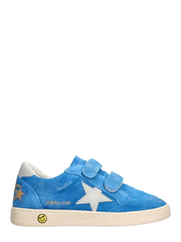 GOLDEN GOOSE Suede Ball Star Sneakers - Blue