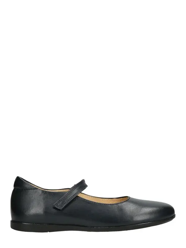 PAPOUELLI Leather Mary Janes - Navy