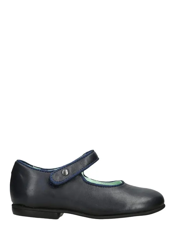PAPOUELLI Leather Mary Janes - Navy