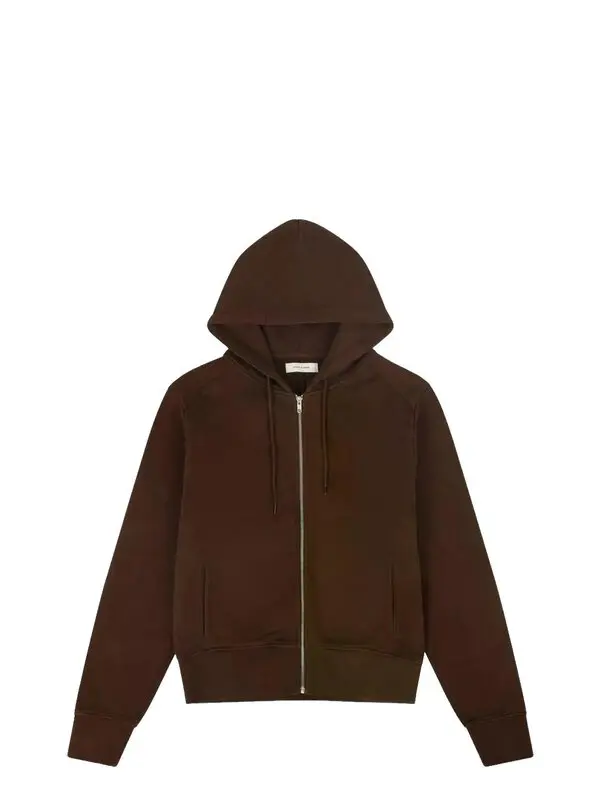 ENTIRE STUDIOS Zip-fastening Hooded Sweatshirt - Brown