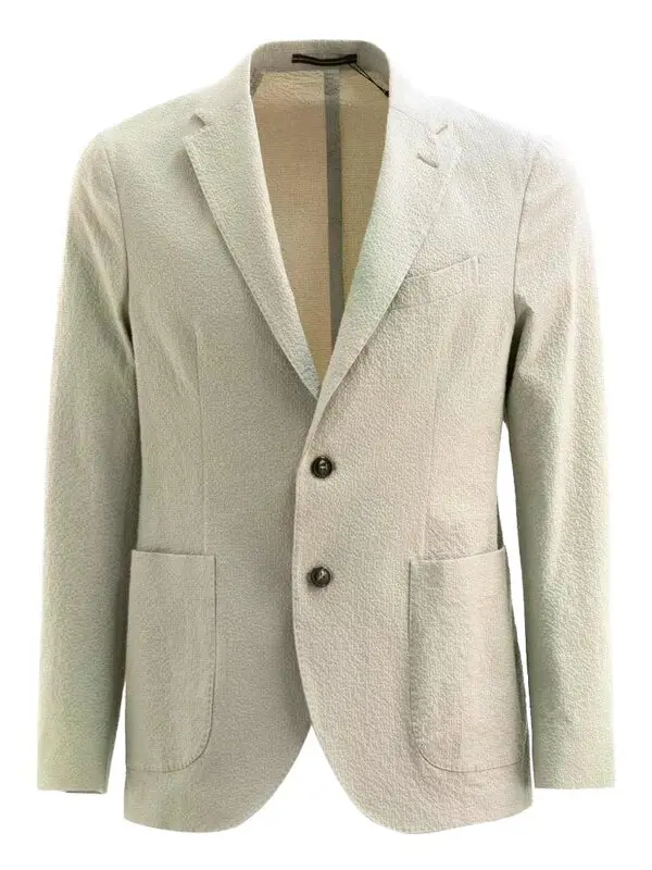 Incotex Textured Two-button Blazer - Neutrals