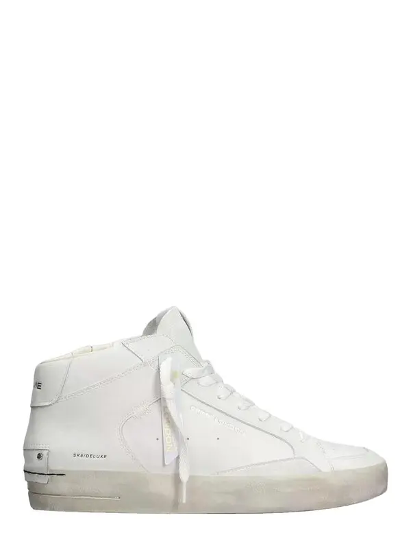 CRIME LONDON Sk8 Deluxe High-top Sneakers - White