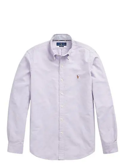 Polo Ralph Lauren The Iconic Oxford Custom-fit Cotton Shirt - 4070a Thistle