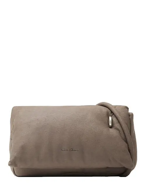 Rick Owens Pillow Griffin Leather Shoulder Bag - Dust