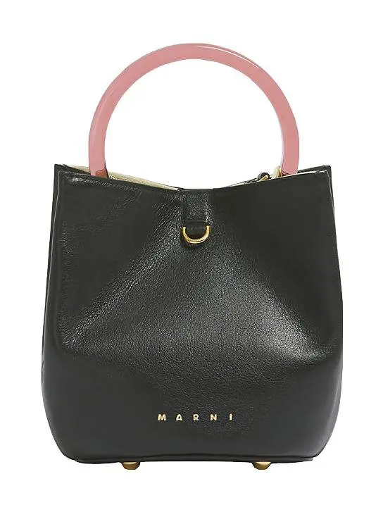 Marni Pannier Leather Bucket Bag - 00n99