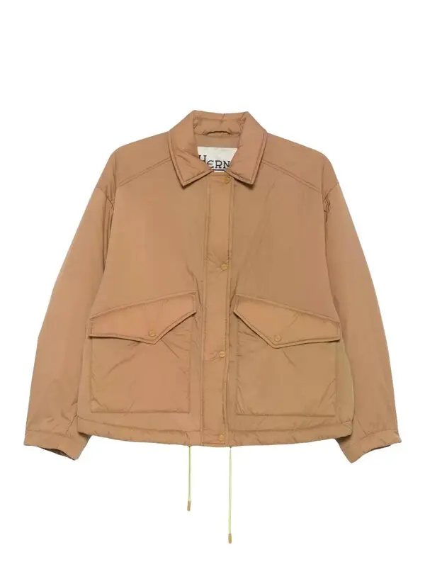 Herno Padded Jacket With Flap-pocket - Neutrals
