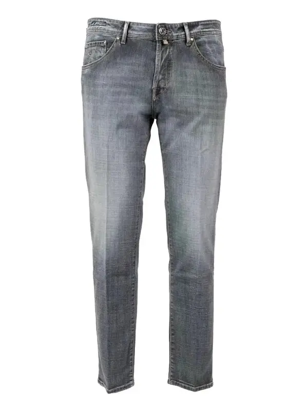 Jacob Cohen Cropped Slim Jeans - Grey