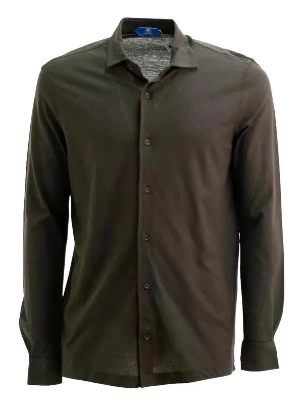 KIRED Buttoned Polo Shirt - Brown