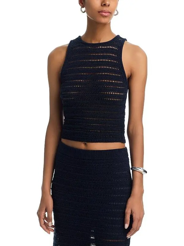 A.L.C. Gale Sleeveless Top - Night Blue