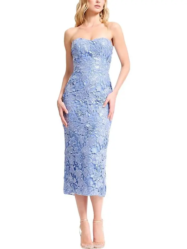 Dress The Population Shailene Bodycon Dress - Sky