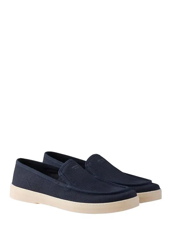 Prada Fabric Loafers - Blue