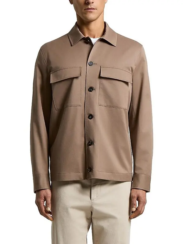 Peserico Overshirt Jacket - Mediterranean Brown