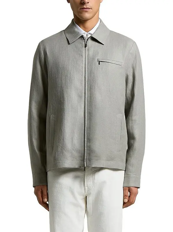 Peserico Blouson Jacket - Helichrysum Grey