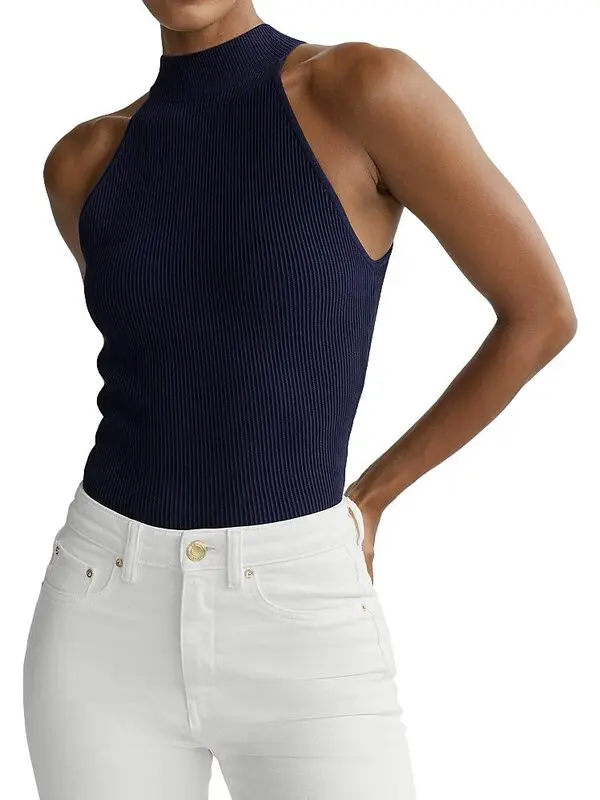 DL1961 Instasculpt Rib Top - Bright Navy