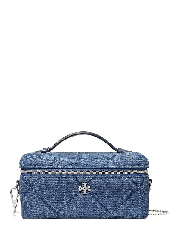 Tory Burch Kira Diamond Quilted Vanity Case - Blue