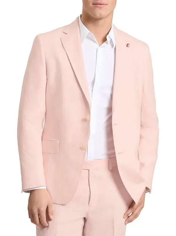 Ted Baker London Winfred Linen Modern Fit Suit Jacket - Light Pink