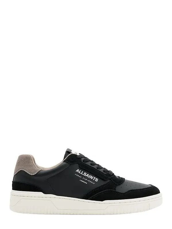 ALLSAINTS Regan Low Top Sneaker - Black/grey