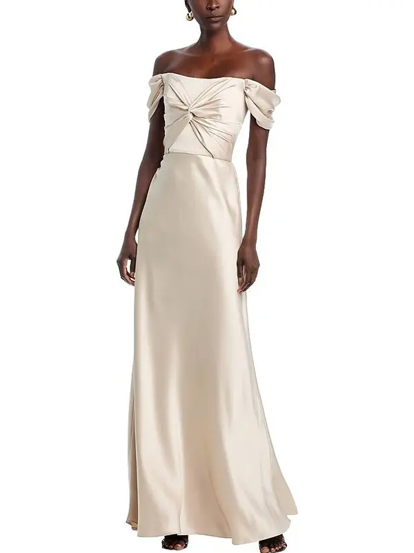 Amsale Whit Gown - Champagne