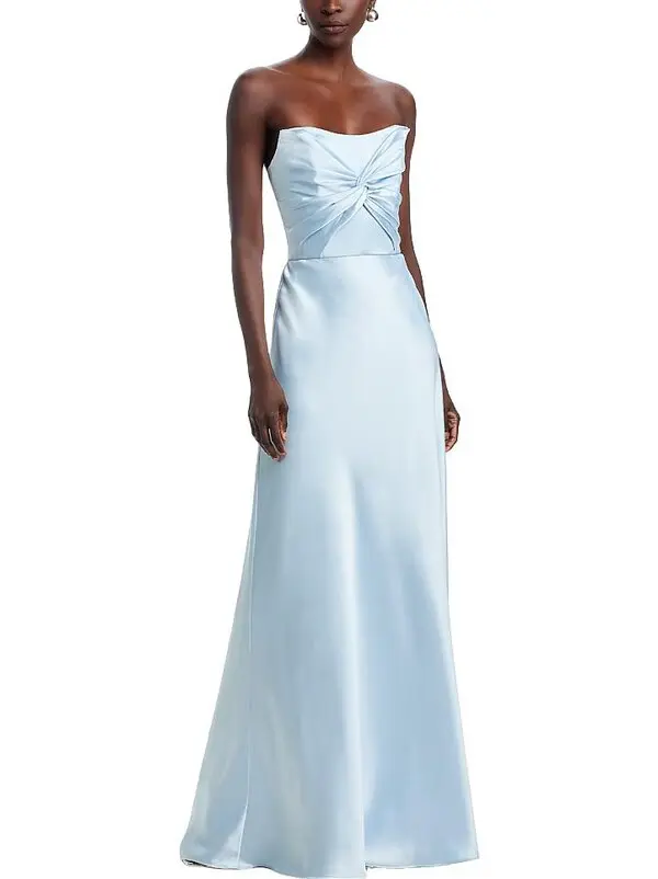 Amsale Aretha Dress - Ice