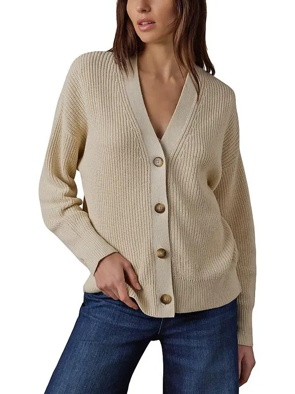 Faherty Brand Miramar Relaxed Cardigan - Summer Sand