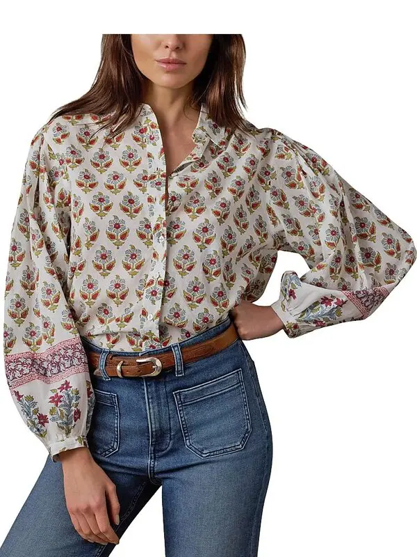 Faherty Brand Suki Blouse - Antique Bouquet
