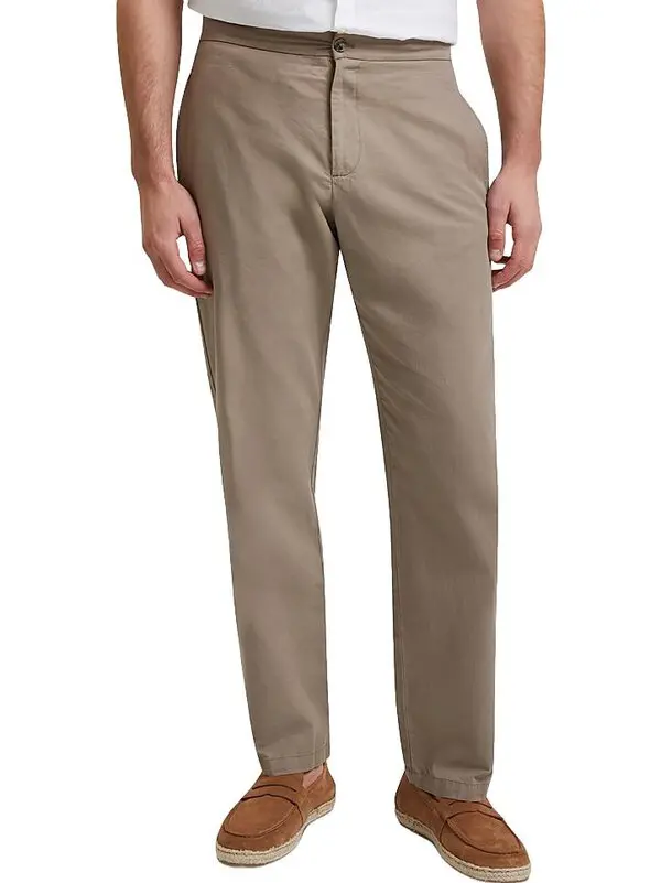 Ted Baker London Straight Leg Trousers - Brown