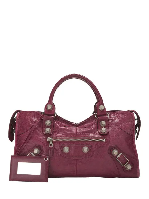 Balenciaga Agneau Giant 21 Part Time Handbag - Red