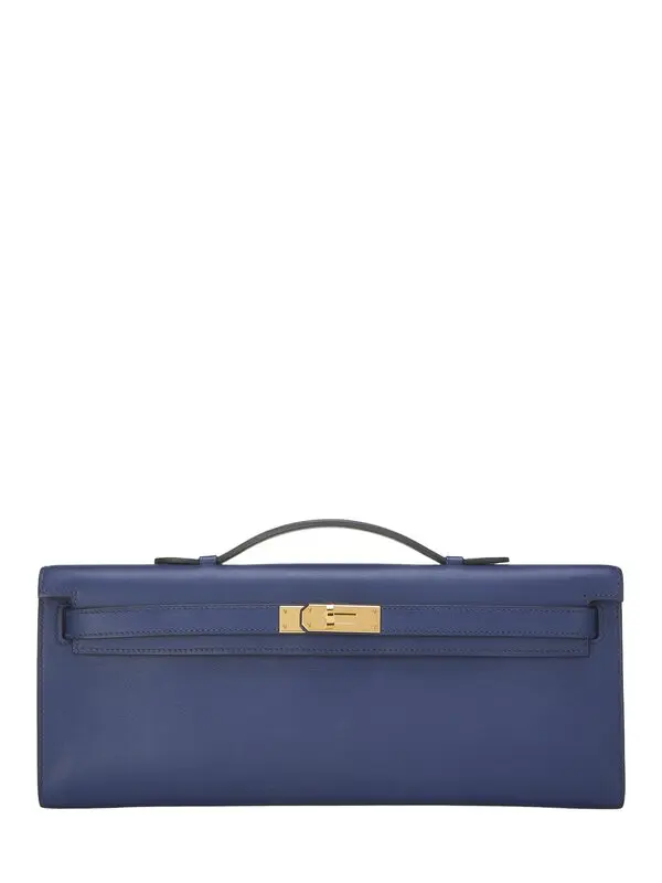 Hermès Kelly Cut Clutch - Blue