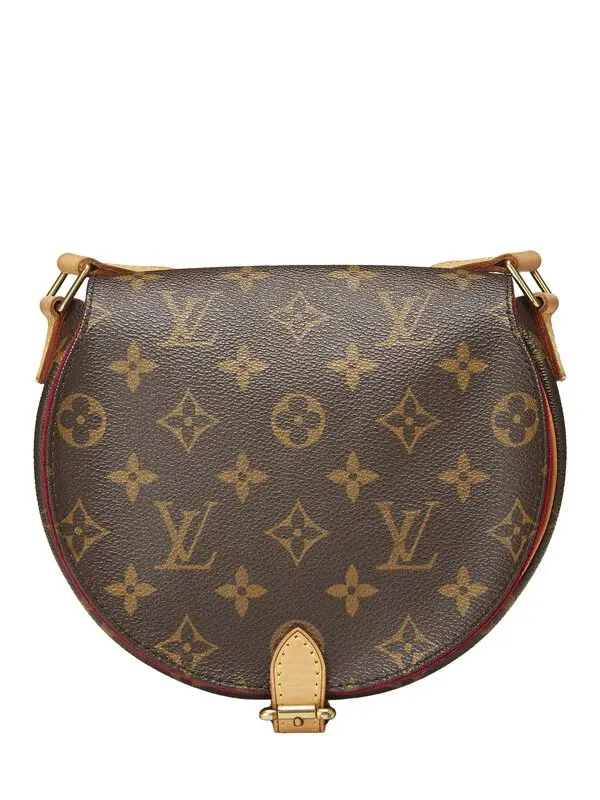 LOUIS VUITTON Monogram Canvas Tambourine Crossbody - Brown