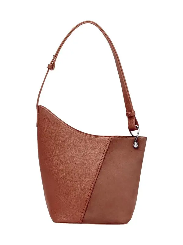 ORYANY Sage Bucket Shoulder Bag - Cognac